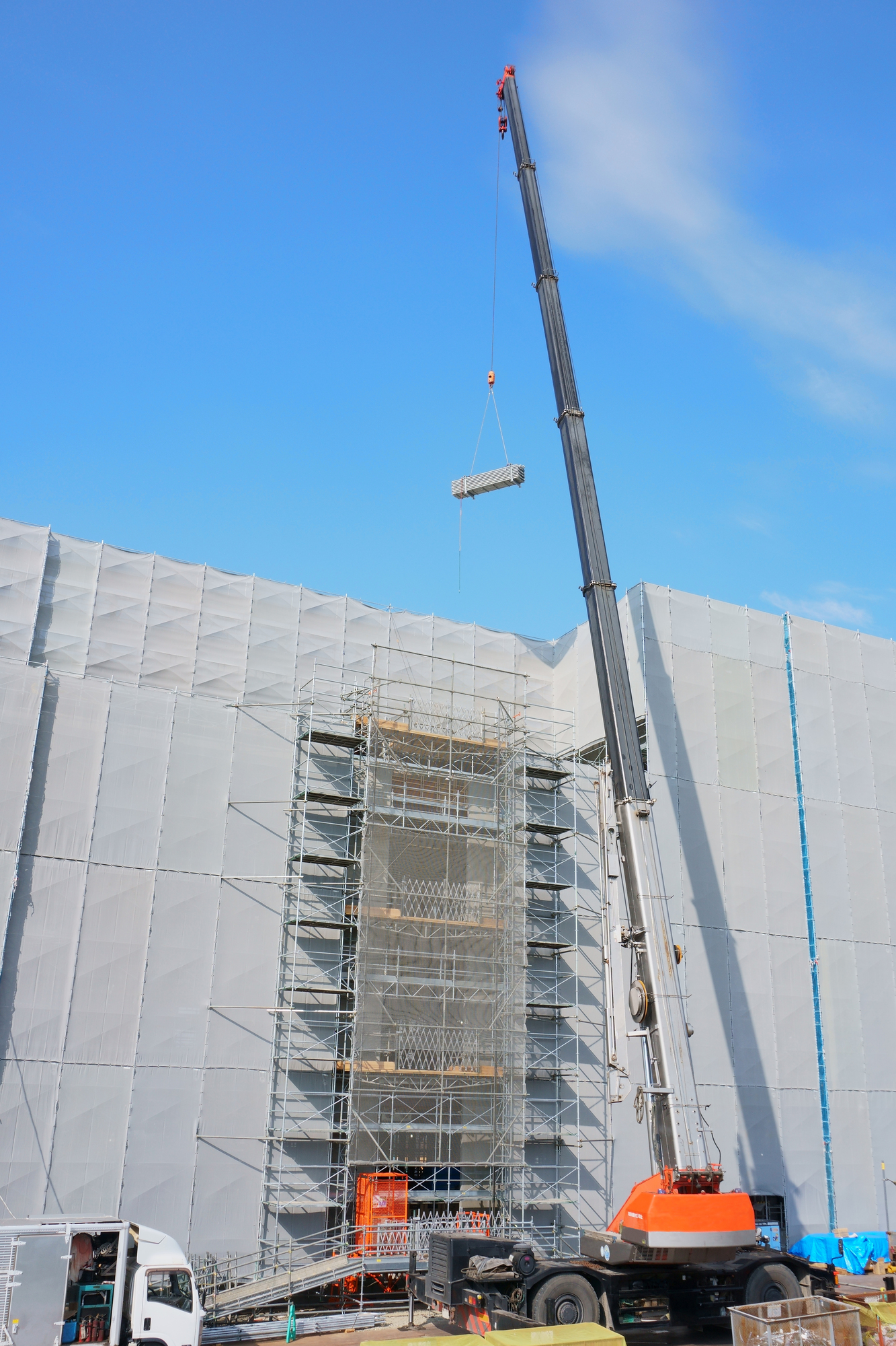 Measurement of jib inclination angle of crane trucks | SAKAMOTO ...